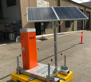 Portable Solar Boom Gate | Electric Gates Perth